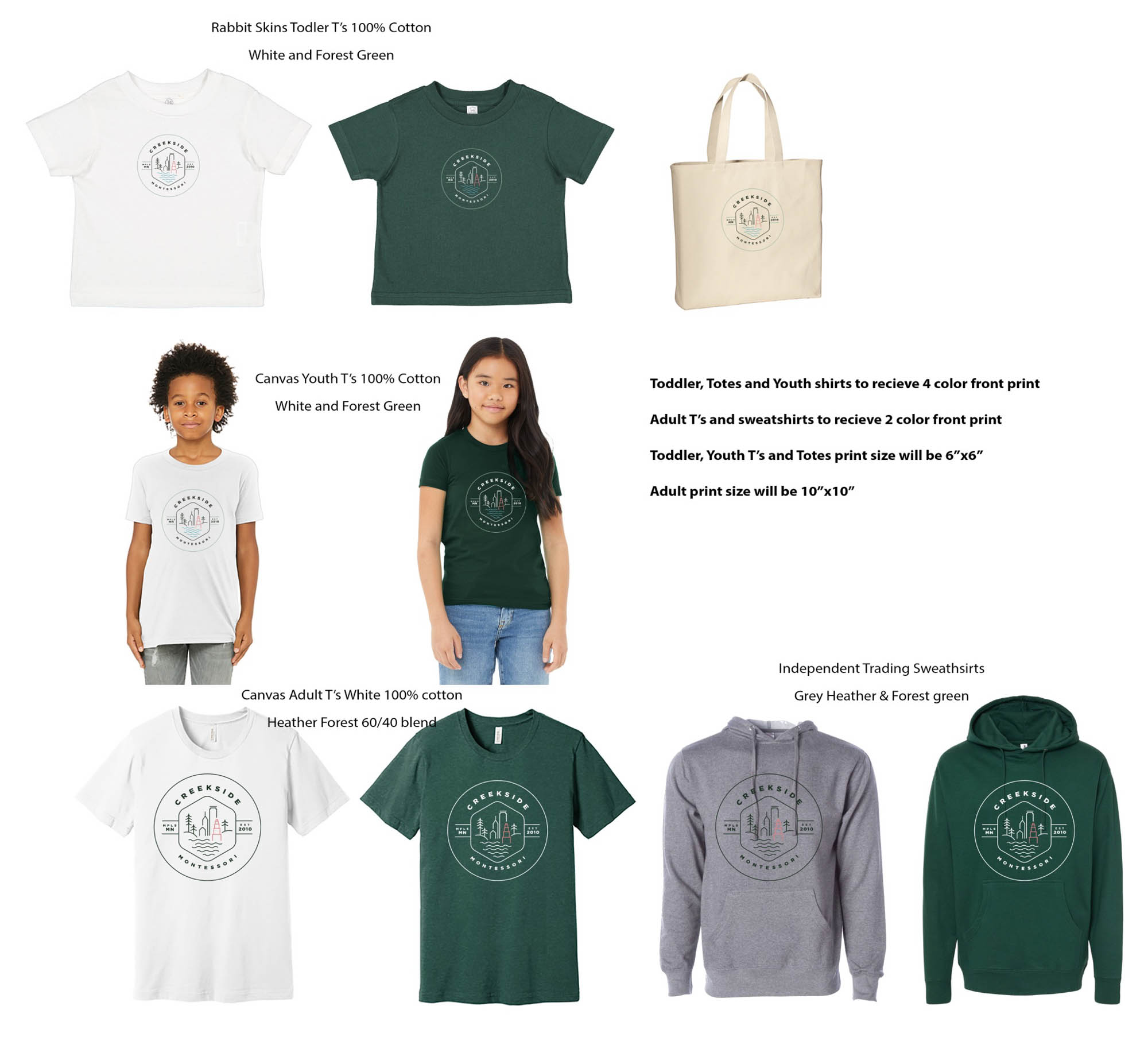 Spirit Wear - Creekside Montessori